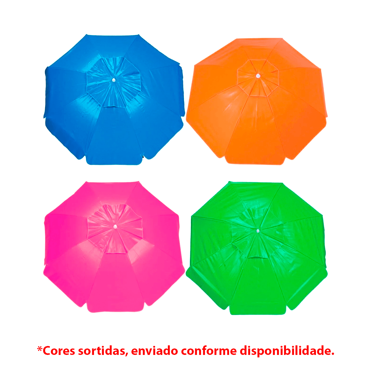 Guarda-Sol Mor Bagum Com Sacola 1,80 Metros - Cores Sortidas